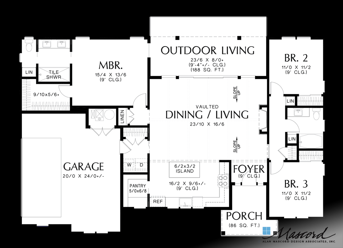 Gremory: Farmhouse Ranch with Split Bedrooms | 1592 Sq Ft