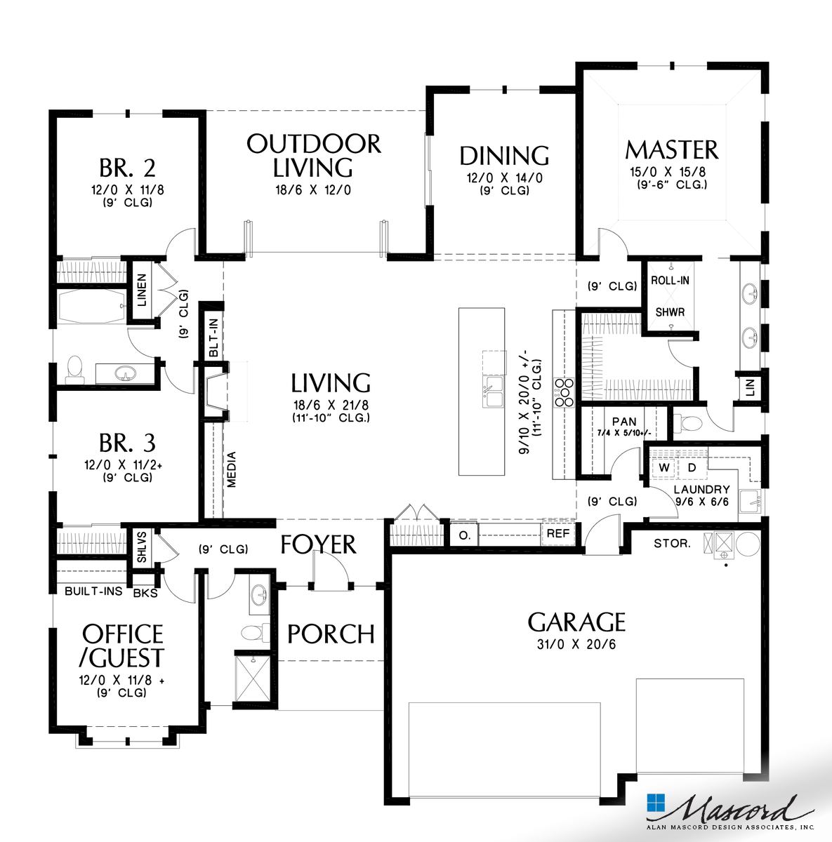 Erwin: Modern Home Blueprints Ideal for a Busy Family | 2374 Sq Ft