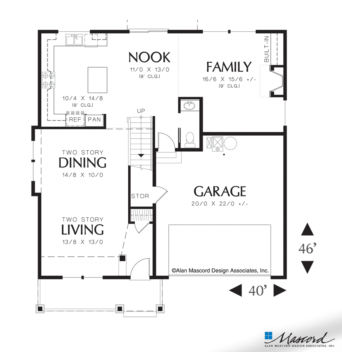 Afton: Rustic Facade with Modern Floor Plan | 2222 Sq Ft