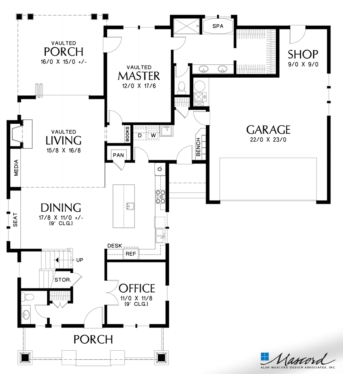 Davidson: Traditional Craftsman Home with Modern Design | 2292 Sq Ft